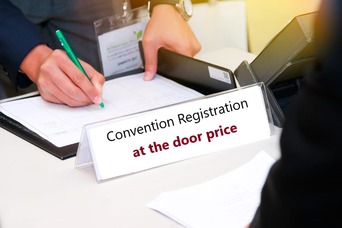 At The Door - Convention Registration Price